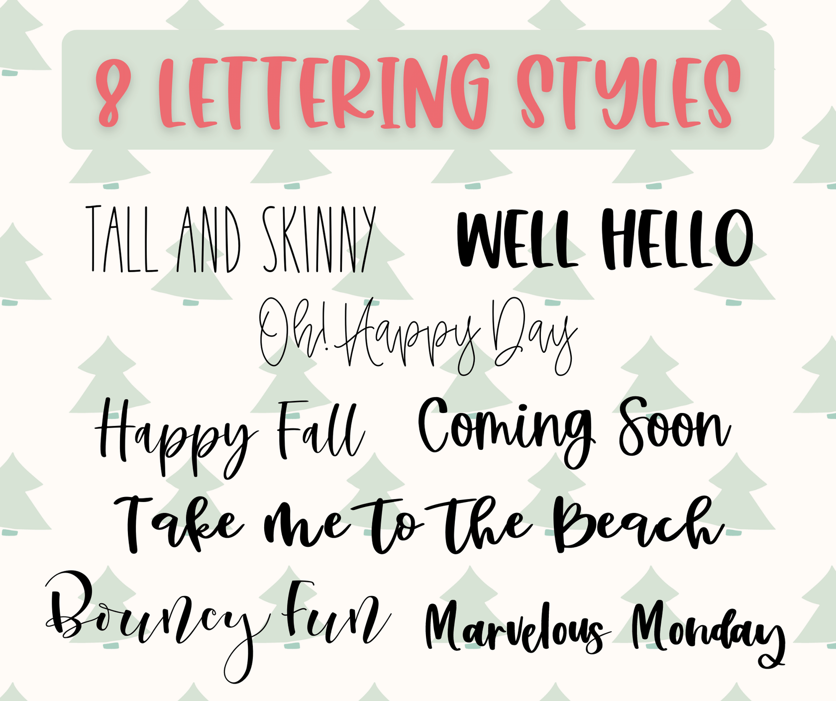 Christmas Words Hand Lettering Worksheets – Abby Rike