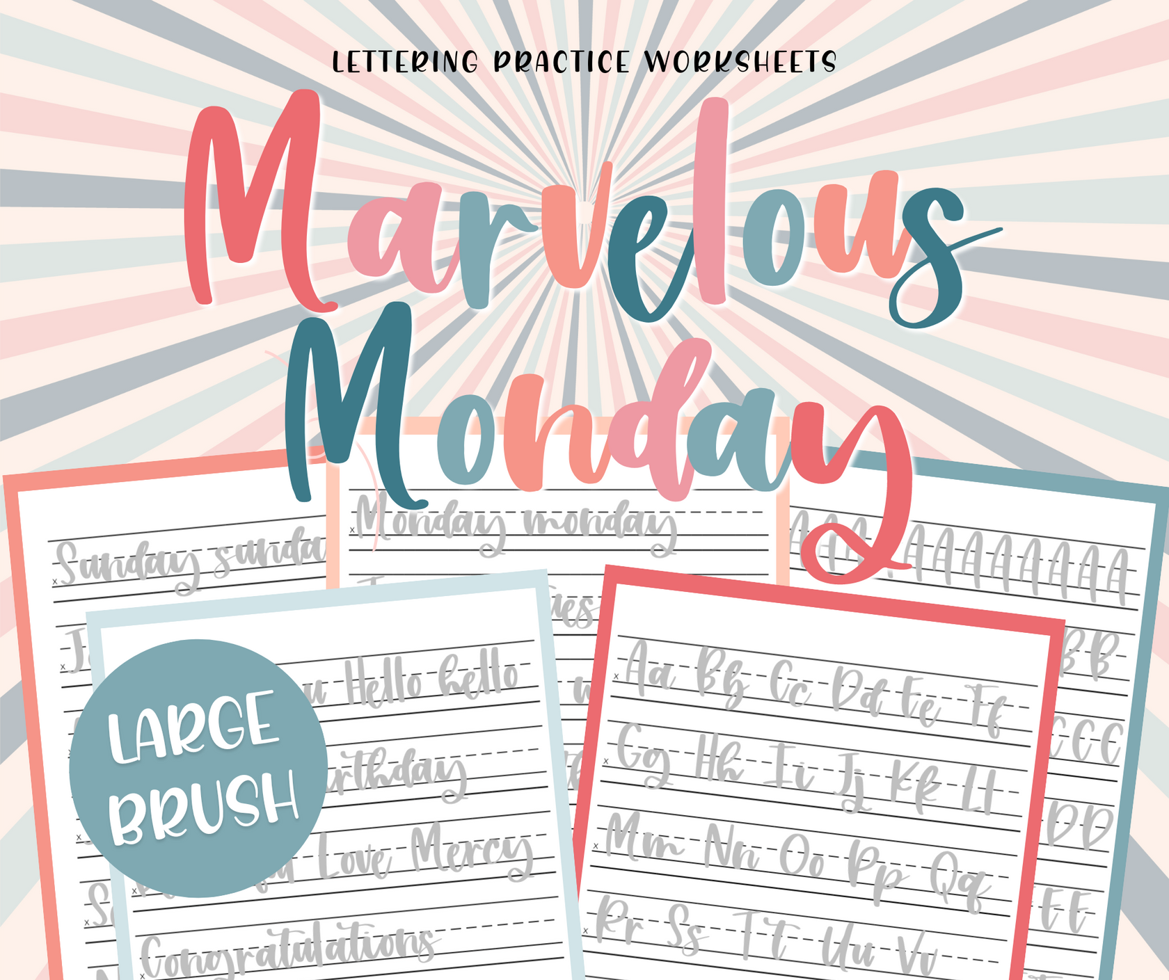 Marvelous Monday Hand Lettering Bundle – Abby Rike